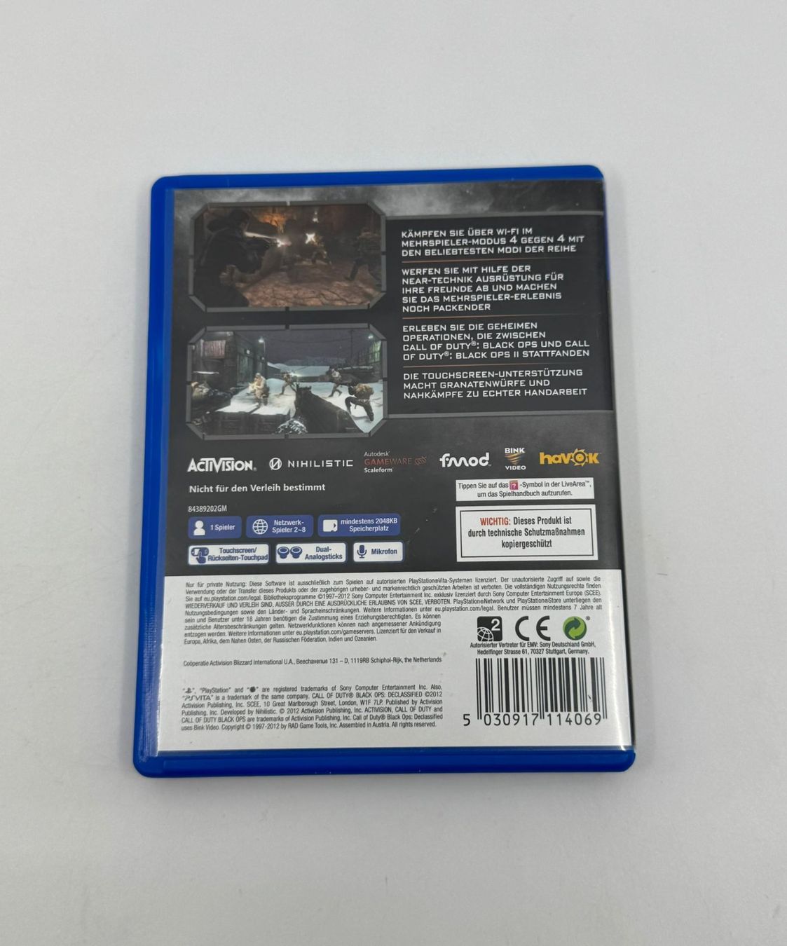 Call of Duty Black OPS Declassified (PS VITA) (Gebraucht) in Herisau ...