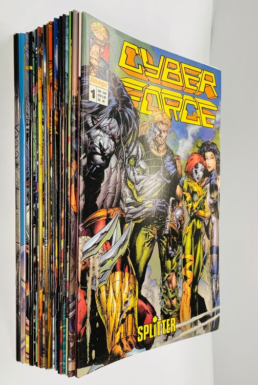 1993 TOP COW COMICS - CYBER FORCE NO. 1-22 UND 23/24-28/29 (Gebraucht ...