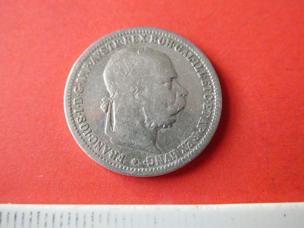 Oesterreich 1893, 1 Krone - Silber (Gebraucht) in Hinterforst für CHF 3 – mit Lieferung auf ...