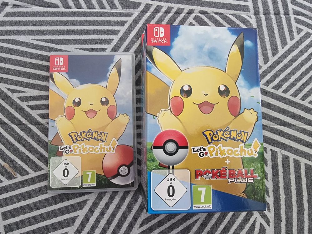 Pokemon Let's Go Pikachu + Pokeball Plus - Nintendo Switch (Neu (gemäss ...