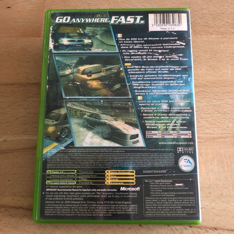 Need for Speed Underground 2 - Xbox (Gebraucht) in Thalwil für CHF 19 ...
