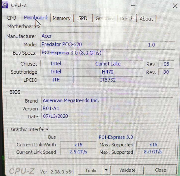 Gaming PC Desktop ACER Predator 24 Orion 3000 P03-620 (Gebraucht) in ...