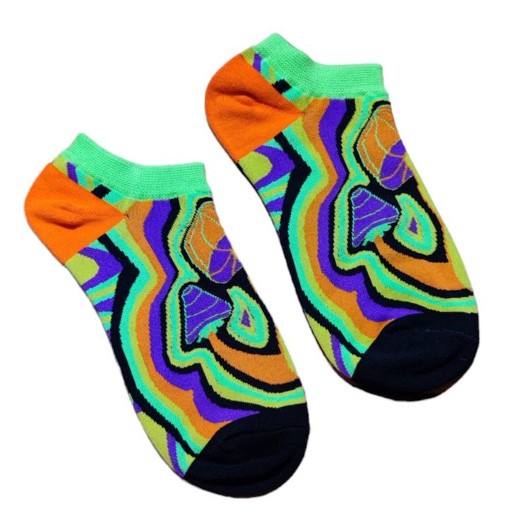 Sneaker-Socken Pilze / Space / Mushrooms (Neu und originalverpackt) in Zürich für CHF 3.9 – mit ...