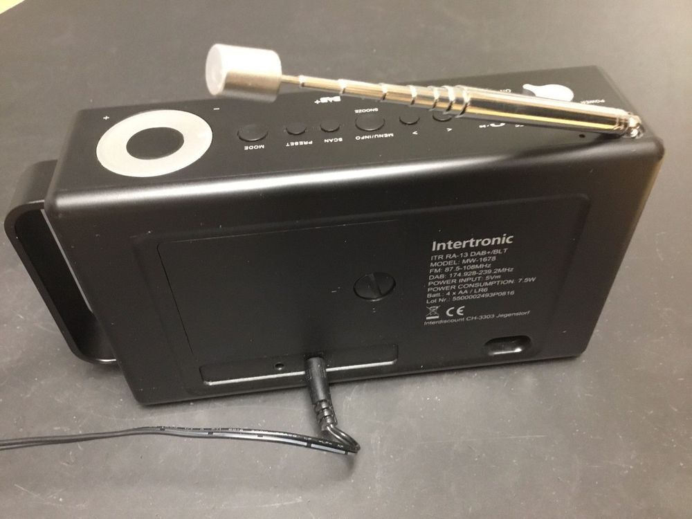 DAB+ Radio Intertronic + Bluetooth (Gebraucht) in Courtaman für CHF 29 ...