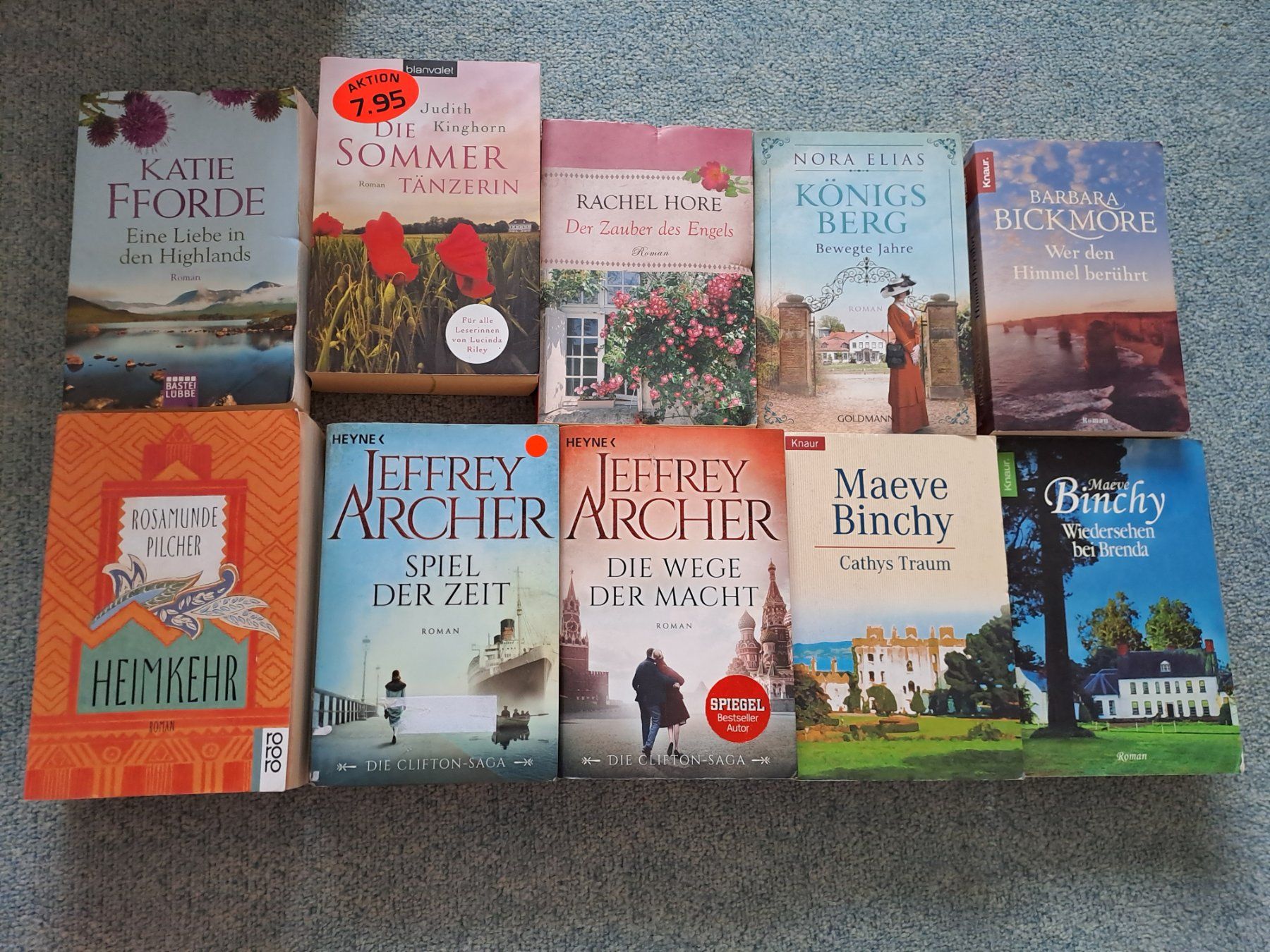 Bücherpaket, J. Archer, R. Pilchner, 10 Stk. 15.-- (Gebraucht) in ...