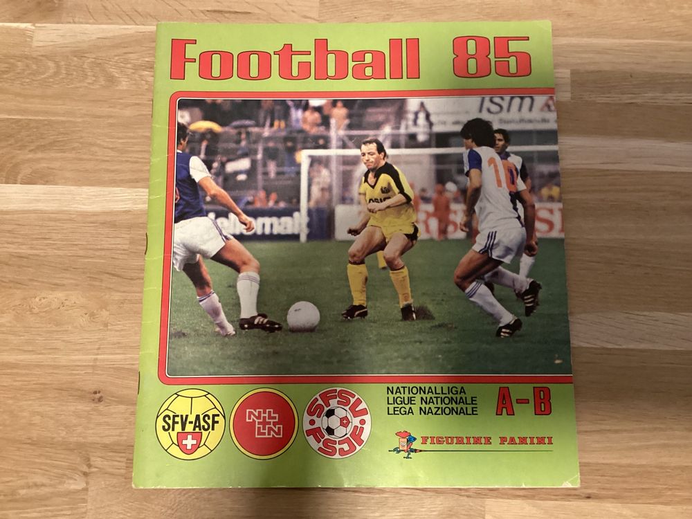 Football 85 Nationalliga A-B SFV-ASF Panini Leeralbum RAR (Gebraucht ...