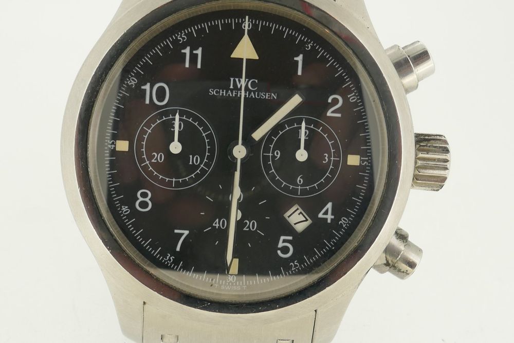 IWC Fliegeruhr Chronograph ref. IW3741 36 mm neue Batterie (Gebraucht) in Schaffhausen für CHF ...