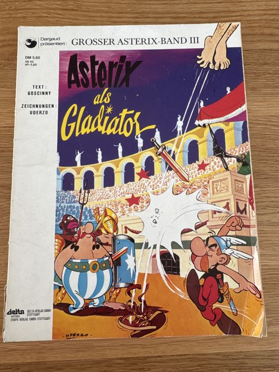 Asterix als Gladiator Comic Grosser Asterix Band III | Kaufen auf Ricardo