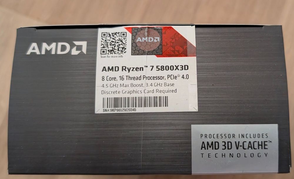 AMD Ryzen 7 5800X3D - Gaming Power - OVP & Top Zustand (Gebraucht) in ...