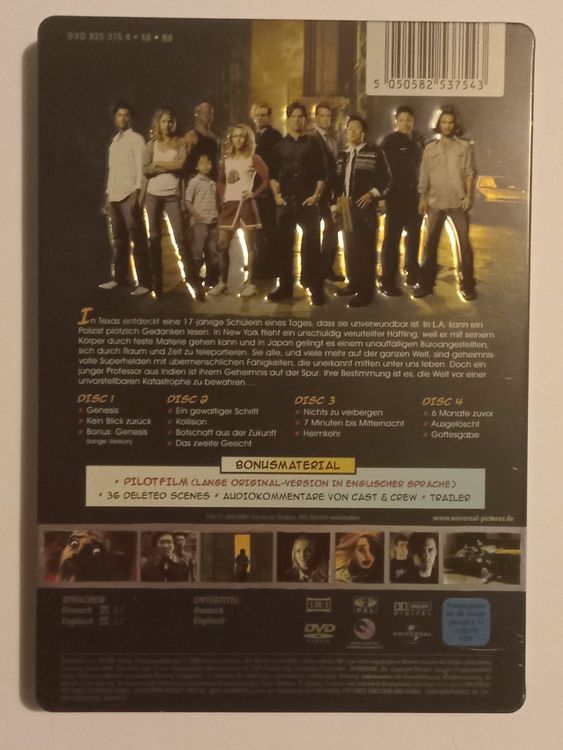 T4 DVD Steelbox - HEROES Season 1.1 (deutsch) - gebraucht (Gebraucht ...