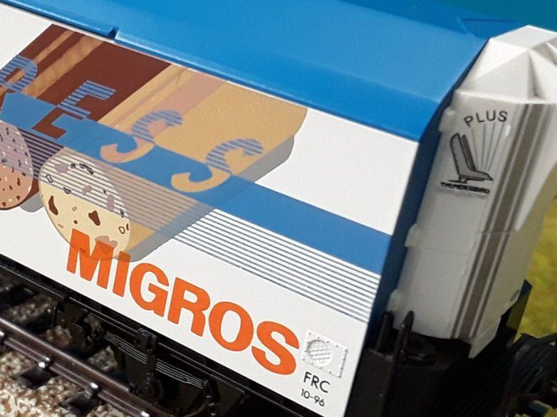 Roco 46557 _ FS Kühlwagen MIGROS Micarna Bazenheid _ Spur H0 | Kaufen ...