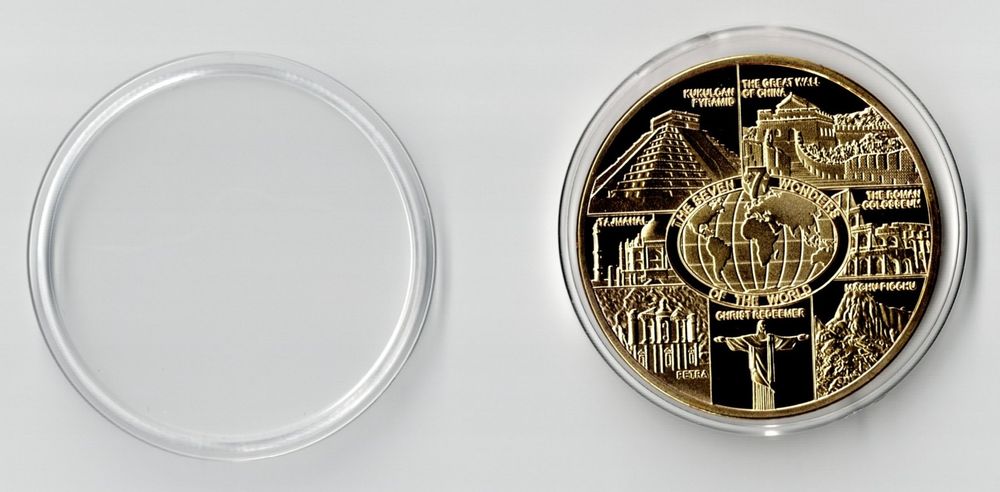 The Roman Colosseum_The Seven Wonders of The World_Gedenkmed (Neu ...