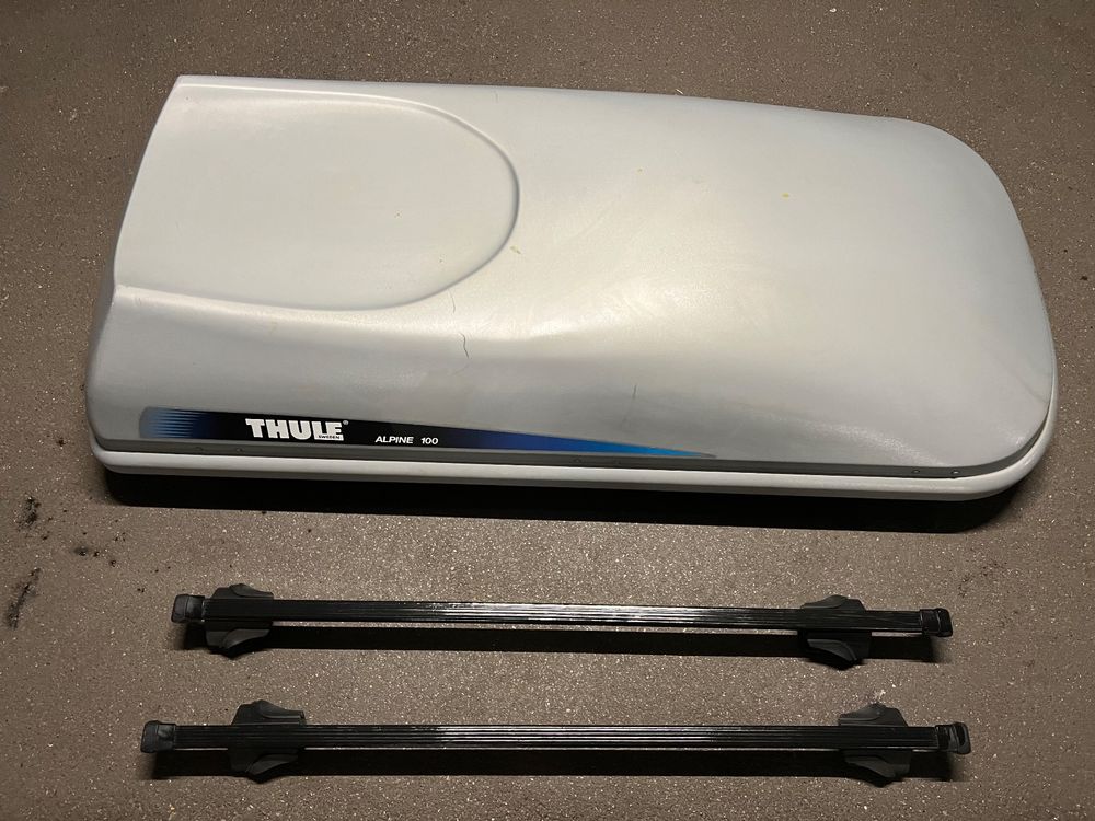Thule Dachbox Alpine 100 & Dachträger 755 (Gebraucht) in Wilen b ...