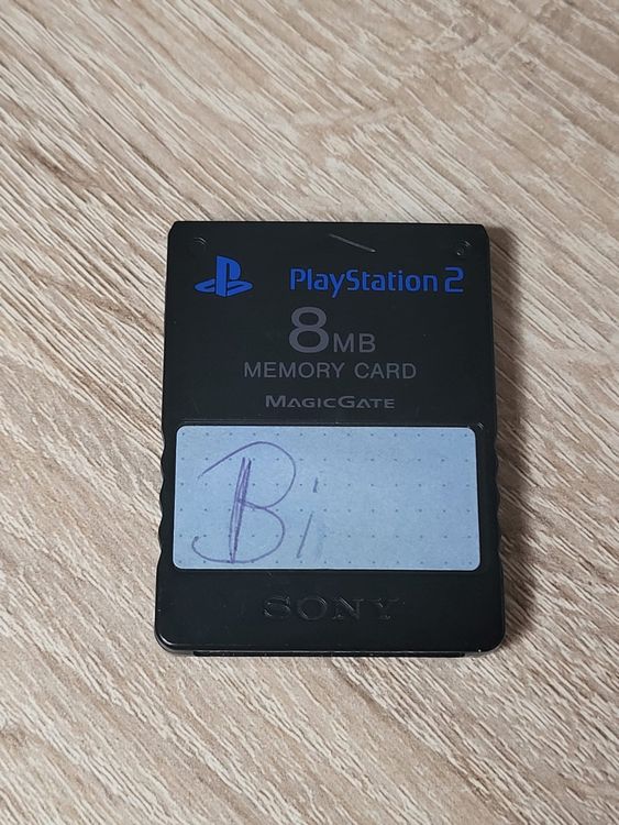 SONY PlayStation 2 Memory Card 8MB schwarz PS2 (Gebraucht) in Ebertswil ...