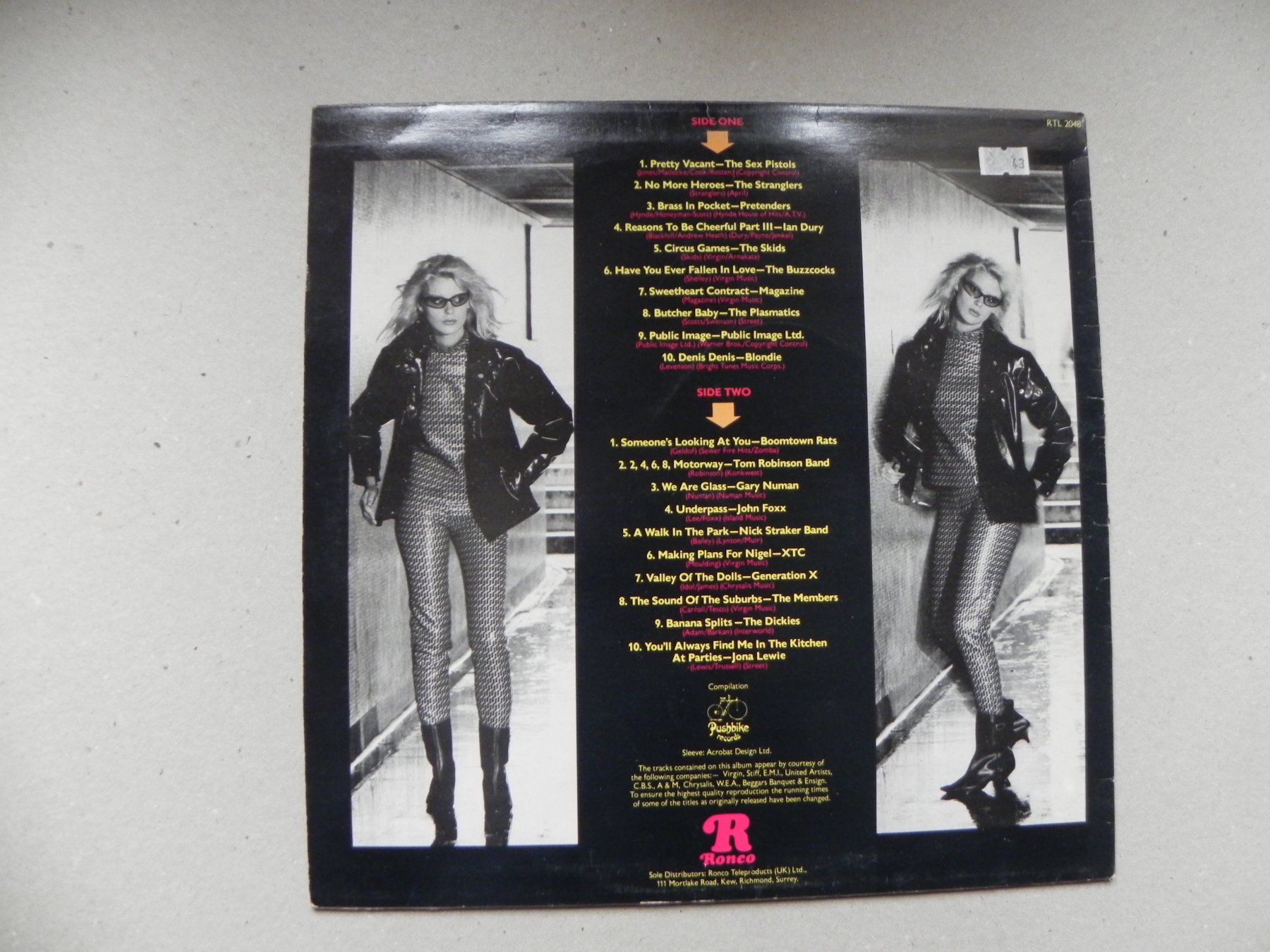 LP brit. Punk Rock 1980 Boomtown Rats Blondie Sex Pistols ua (Gebraucht ...