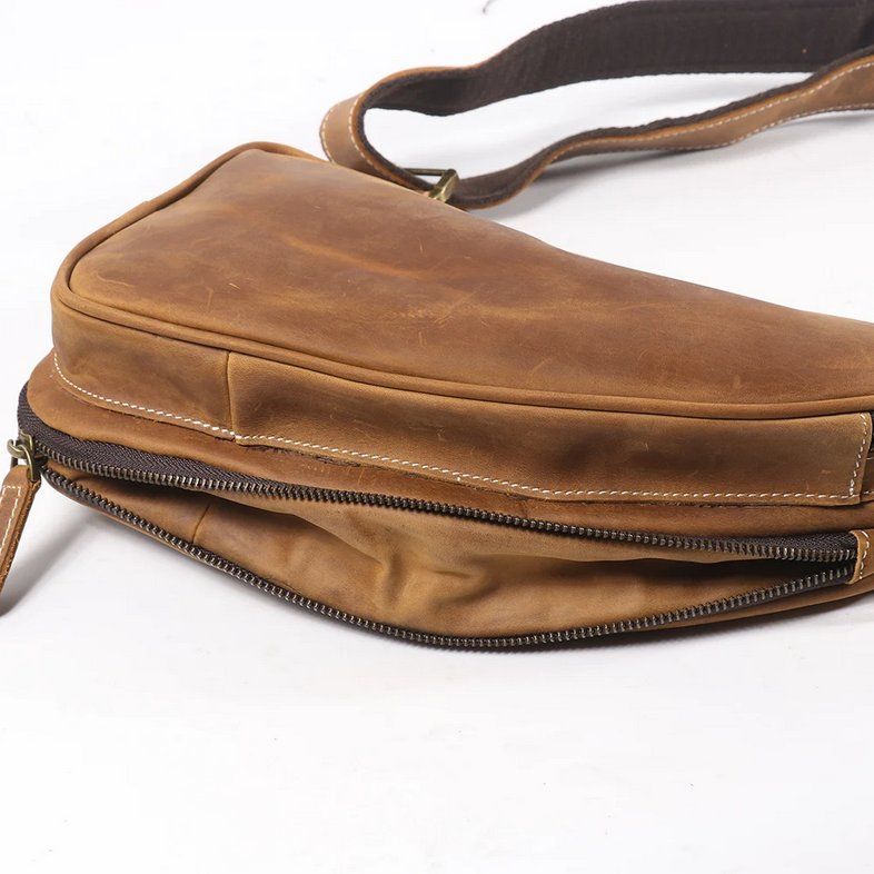 Große XL Umhängetasche Crazy Horse Leder für Herren (Neu und ...