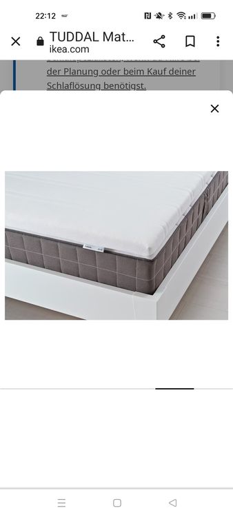 IKEA TUDDAL Matratzenauflage, | Kaufen auf Ricardo