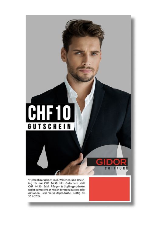 Gutschein Gidor 10.- | Kaufen auf Ricardo