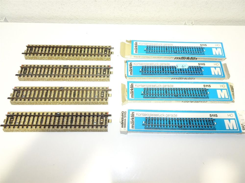 4 Märklin M Kontaktgleisstück HO 5115 (Gebraucht) in Luzern für CHF 25.9 – mit Lieferung auf ...