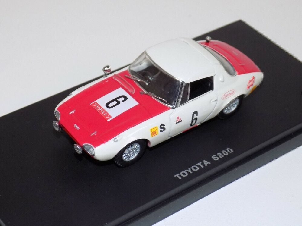 Toyota Sports 800 Racing #6 1966 weiss / rot / Decor 1:43 (Neu und ...