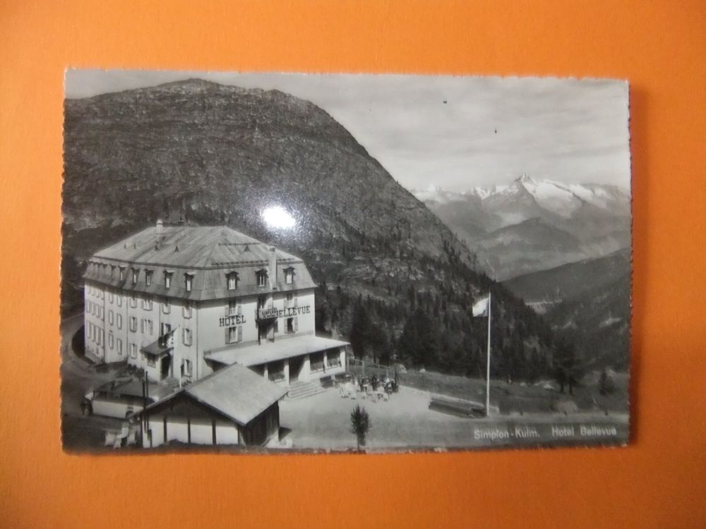 Simplon Kulm Hotel Bellevue Postauto (Gebraucht) in St. Niklaus VS für CHF 5 – mit Lieferung auf ...