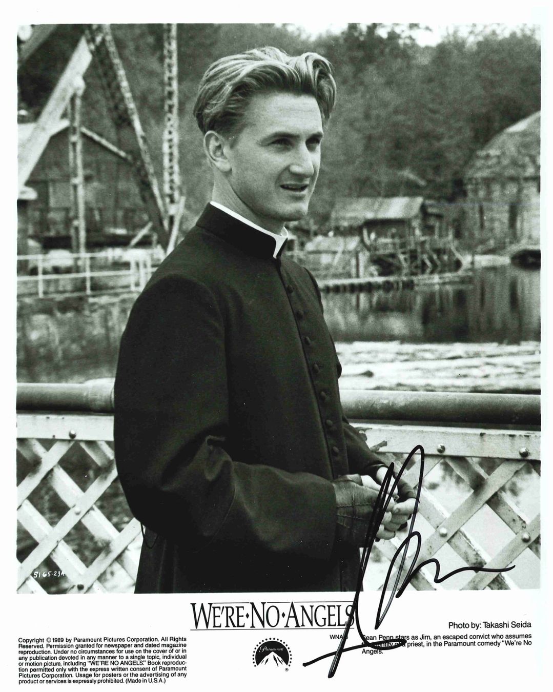 SEAN PENN - Grossfoto handsigniert (20 x 25 cm) mit COA (Gebraucht) in ...