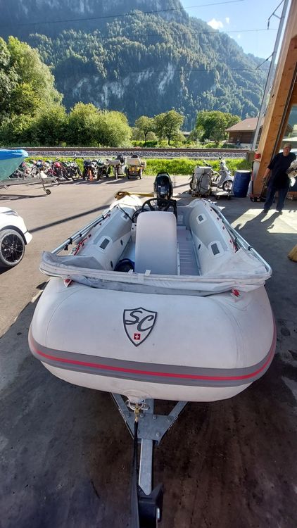 Sergio Cellano AL390 Schlauchboot mit Suzuki 6PS Motor | Kaufen auf Ricardo