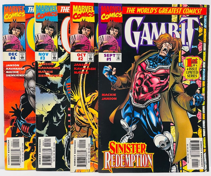 MARVEL COMICS, GAMBIT #1-4, THE WORLD'S GREATEST COMICS! (Gebraucht) in ...