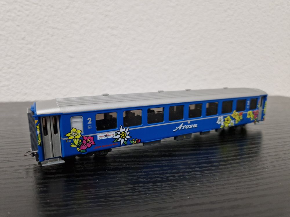 BEMO 3253 149 RhB B 2319 Leichtmetallwagen ''Arosa Express'' (Neu und ...