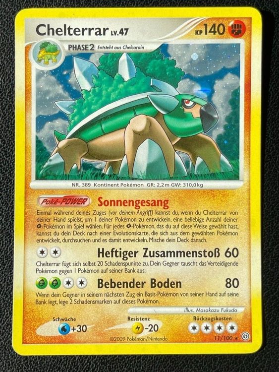 Chelterrar 11/100 Holo Pokémon Diamond & Pearl Stormfront (Neu (gemäss ...