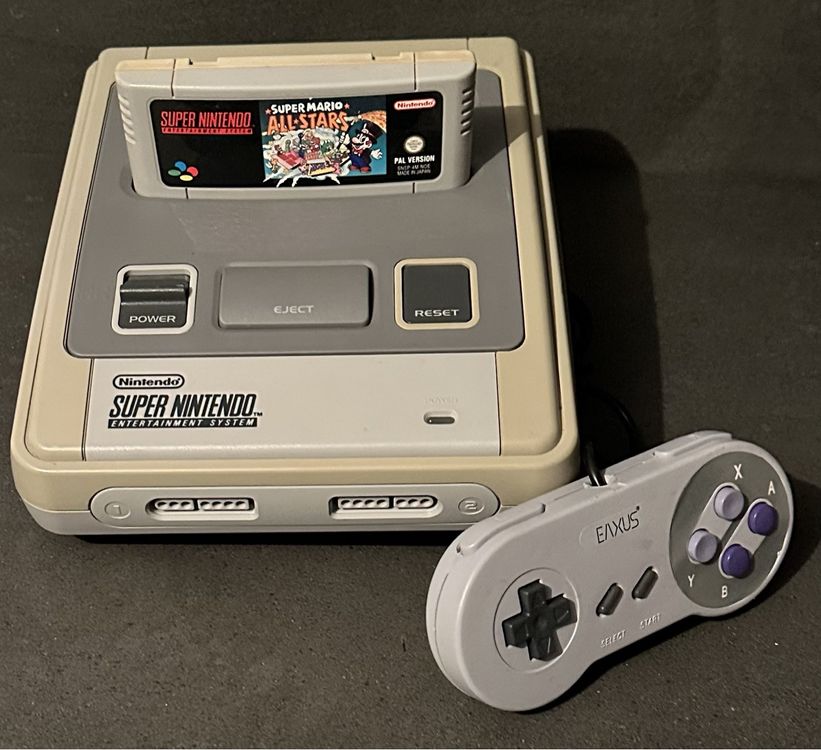 Super Nintendo Konsole PAL SNES + Super Mario All Stars | Kaufen auf ...