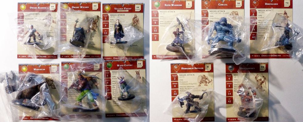 DUNGEONS & DRAGONS LOT 11 DJINNI WEREBEAR CHRAAL ANGELFIRE (Neu und ...