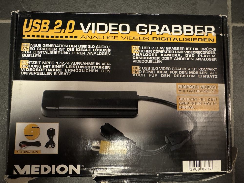 USB 2.0 Video Grabber – analoge Videos einfach digitalisiere (Gebraucht ...