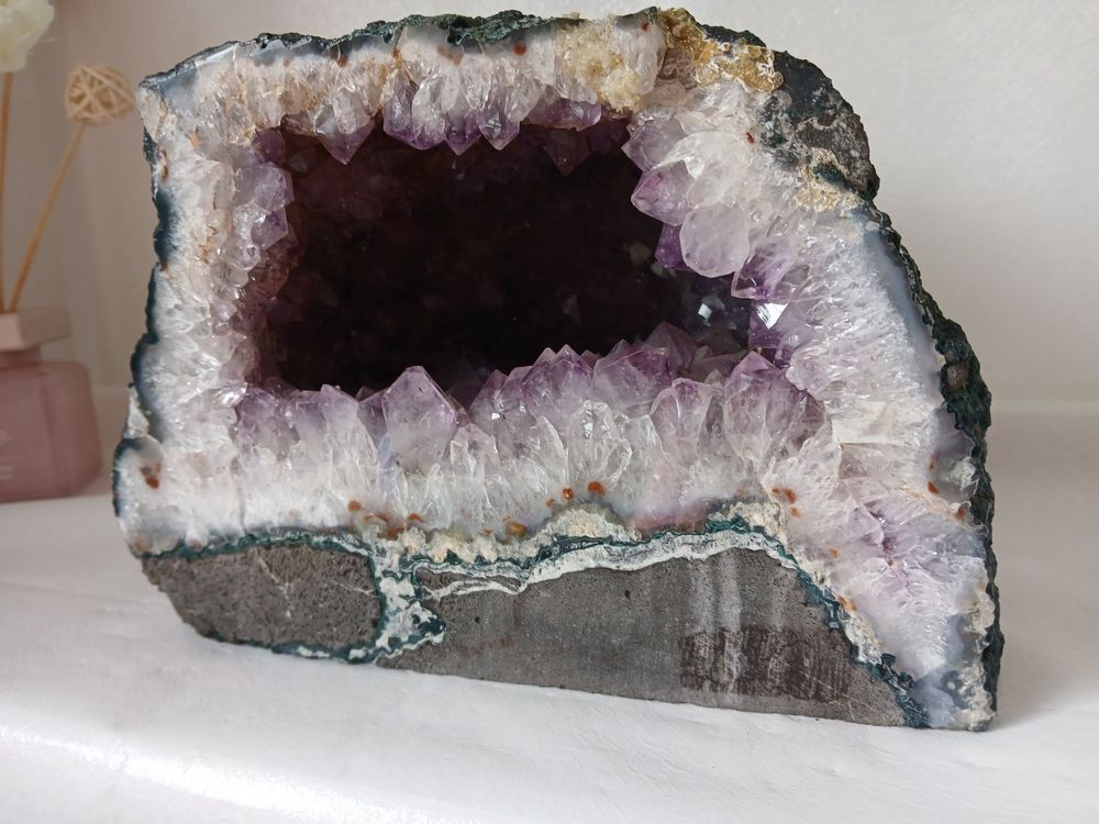 Amethyst Druse ca. 6,2 kg mit fantastischen Kristallen (Gebraucht) in ...