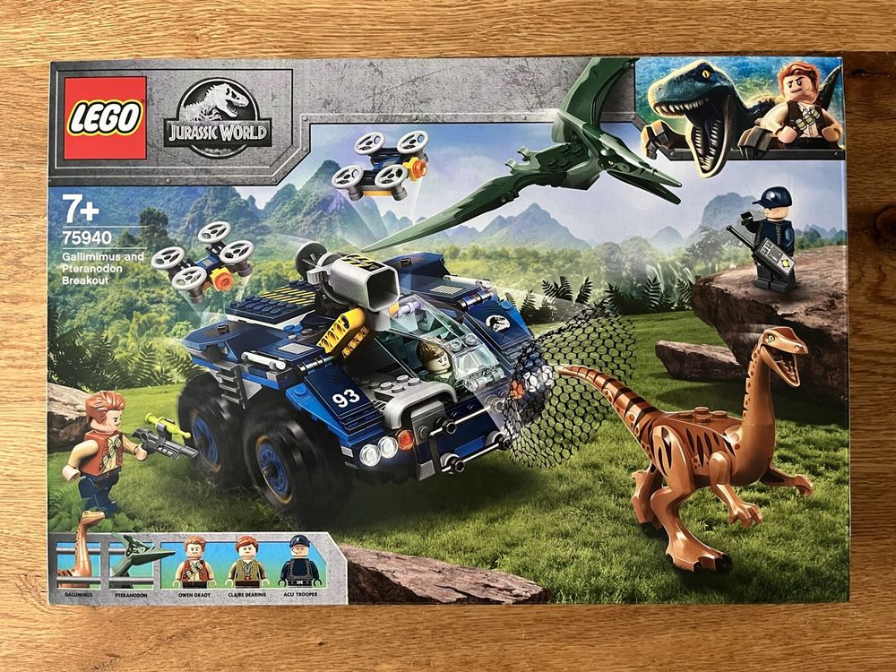 Lego 75940 Jurassic World Ausbruch von Gallimimus Neu (Neu und ...