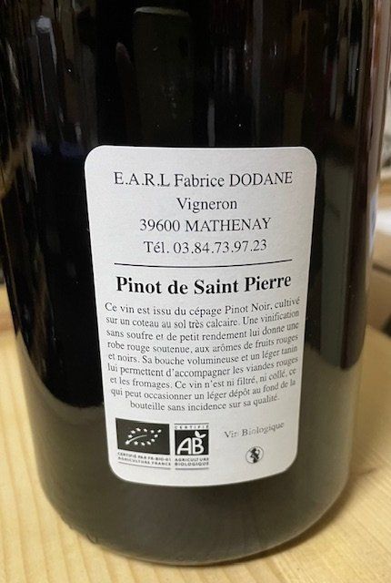 Jura - Magnum F. Dodane Domaine de St. Pierre | Pinot Noir (Neu (gemäss ...