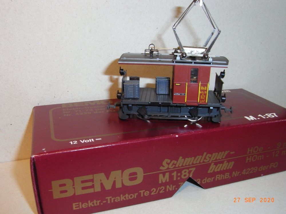 Loco analogique Bemo RhB Te 2/2 73 (Neu (gemäss Beschreibung)) in ...