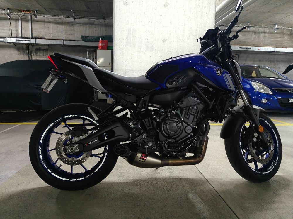 Yamaha MT 07 2021 Icon Blue (Gebraucht) in für CHF 5500 – nur Abholung ...