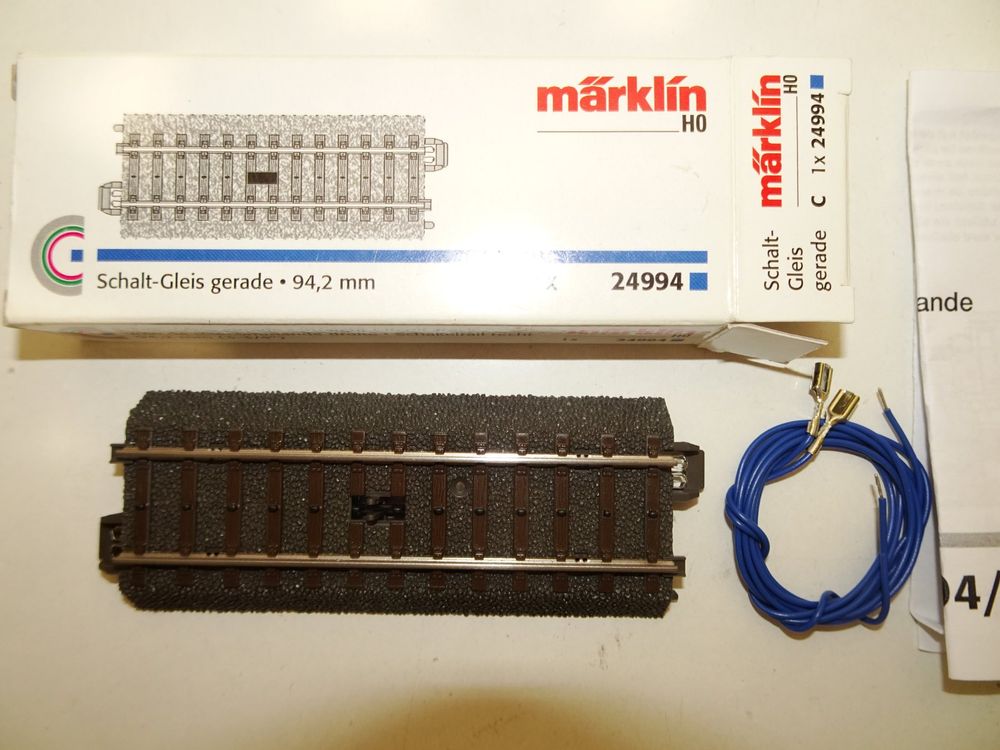 Märklin C-Gleis Schiene Schaltgleis HO 24994 (Neu (gemäss Beschreibung ...