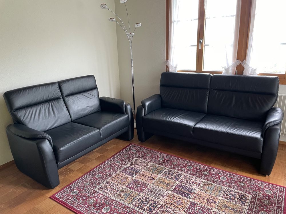 Ledersofas 2er und 3er | Kaufen auf Ricardo