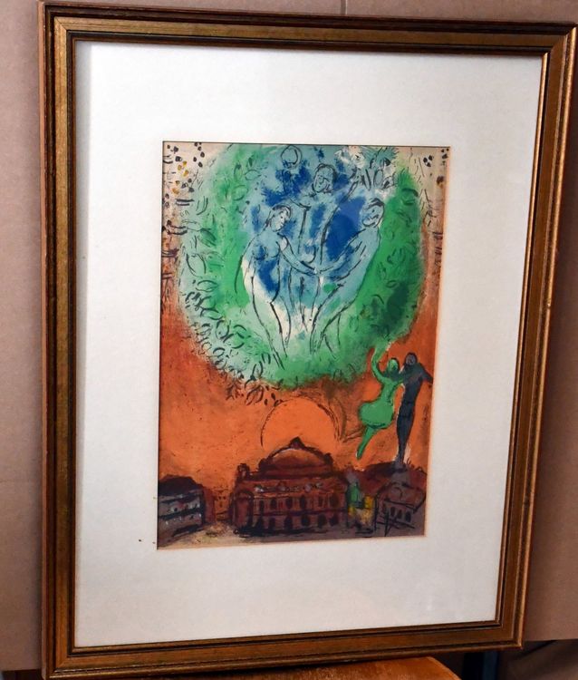 Lithografie von Marc Chagall 61x50 cm (Gebraucht) in Rotkreuz für CHF 65 – mit Lieferung auf ...