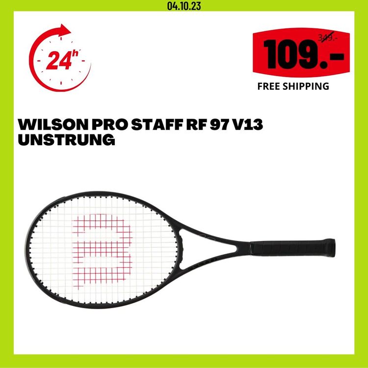 YOYO-TENNIS Wilson pro staff rf 97 v13 unstrung (Neu und ...