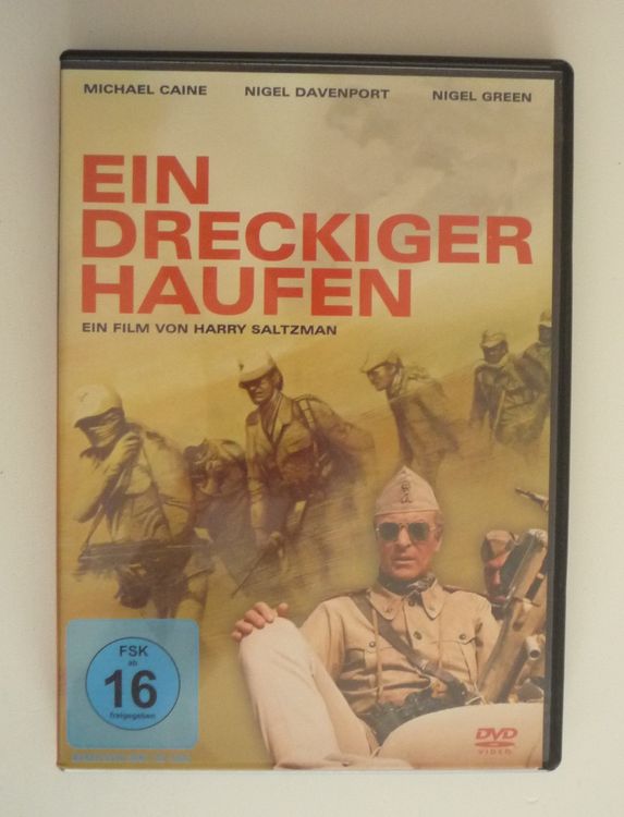 Ein dreckiger Haufen (DVD) Kriegsfilm mit Michael Caine (Gebraucht) in ...