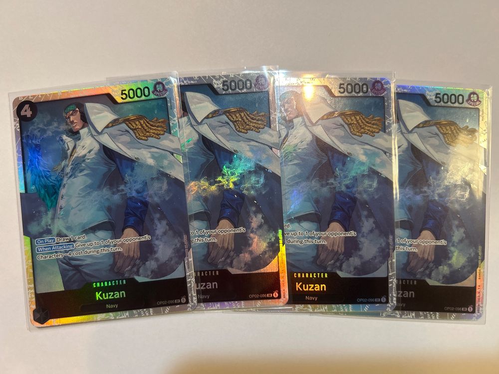 One Piece OP02-096 Kuzan SR 4 Stk. | Kaufen auf Ricardo