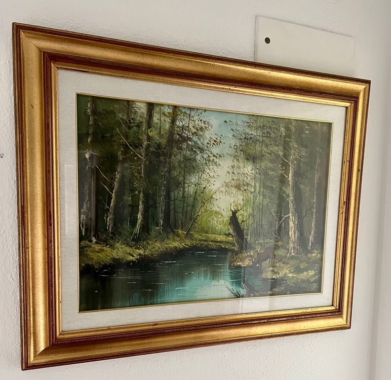 Aussicht auf See Gemälde (Gebraucht) in Rutschwil für CHF 115 – mit Lieferung auf Ricardo kaufen