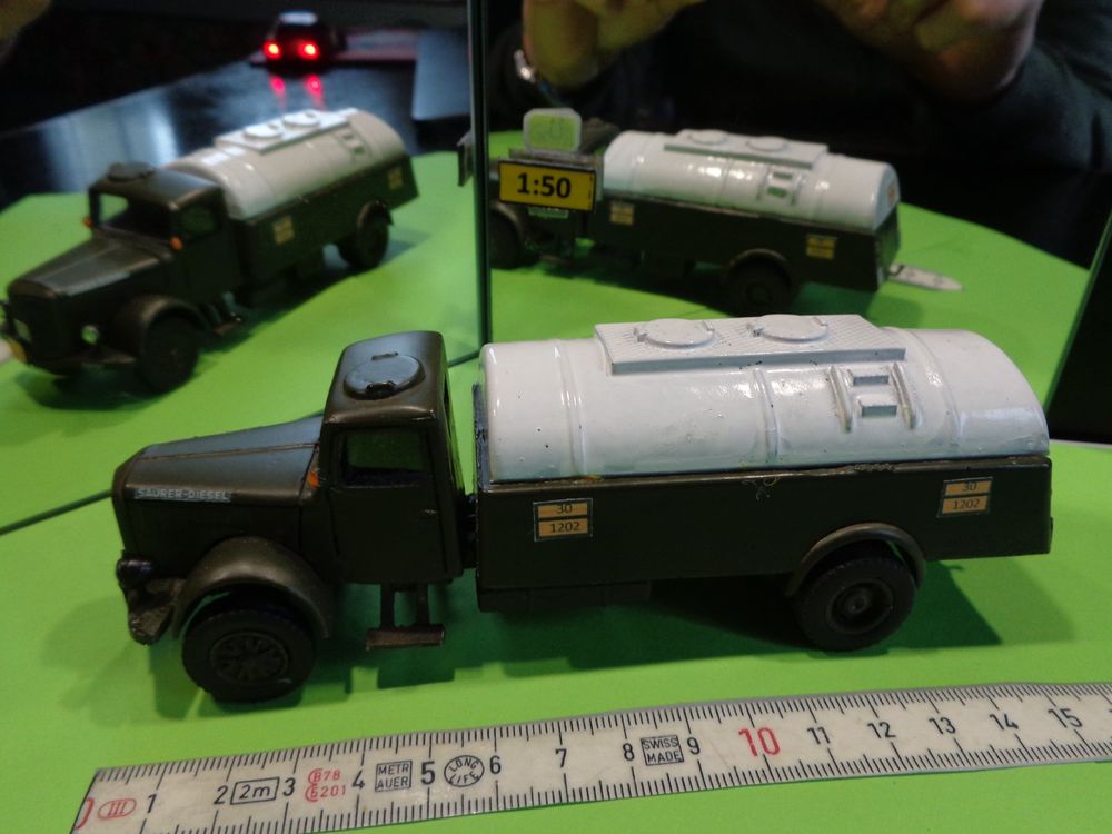 Saurer S4C Tank 1/50 (ohne Box) olo swiss No 323 (Neu (gemäss ...