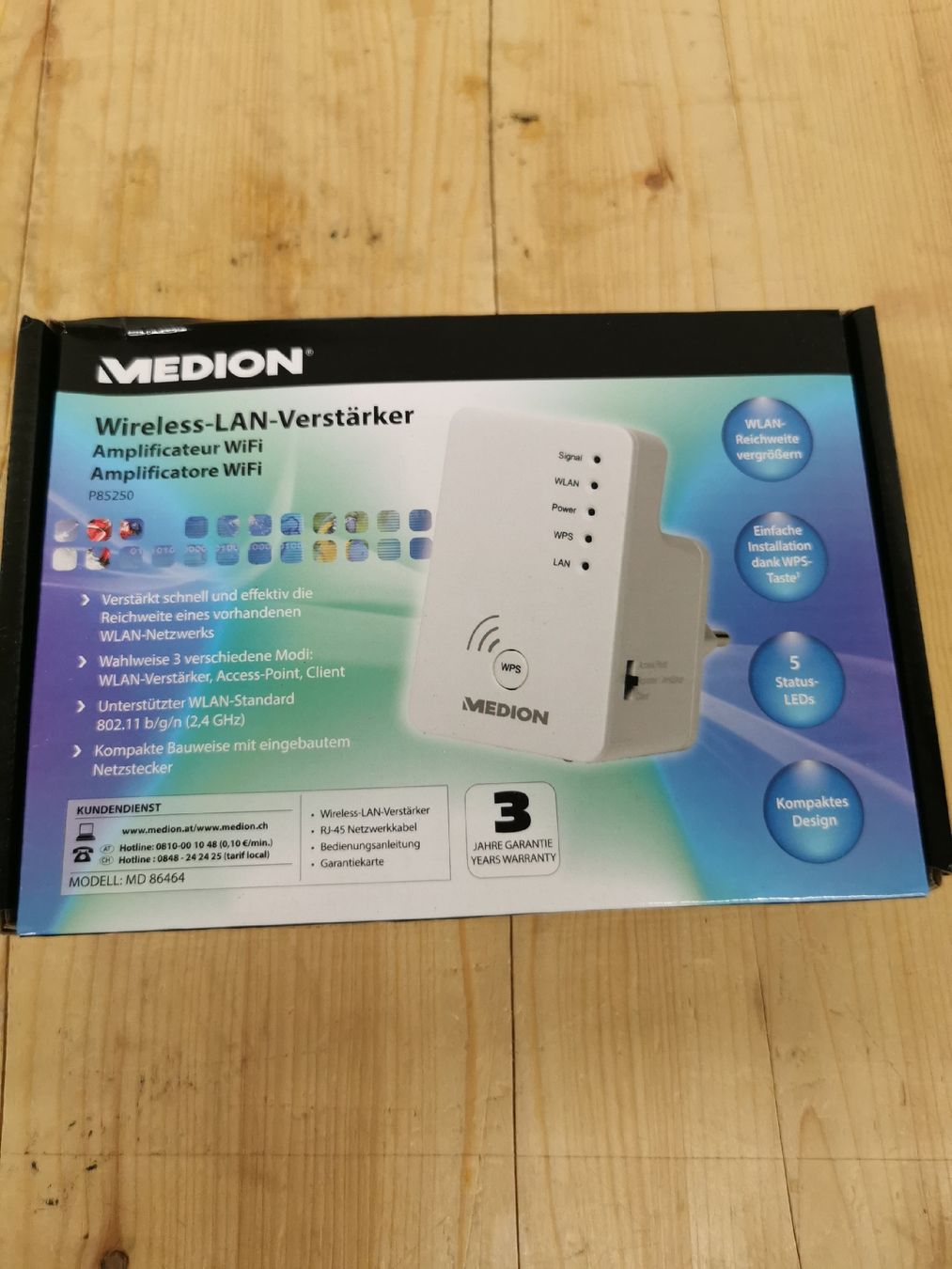 Medion WLAN-Verstärker MD 86464 - Top Zustand! Swiss Made (Gebraucht ...