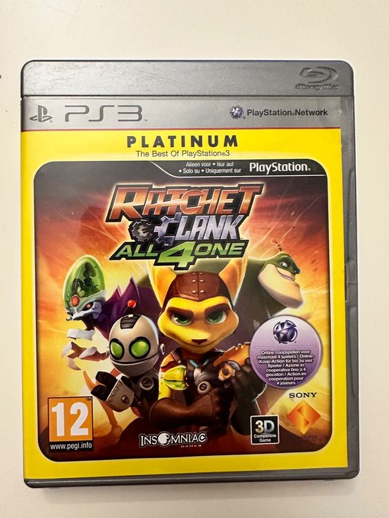 PlayStation PS3 Game „RATCHET & CLANK ALL 4 ONE“ gemäss Foto (Gebraucht ...