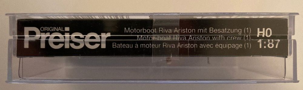 Original Preiser-Motorboot Riva Ariston-Modell 1:87 - H0 (Neu und ...