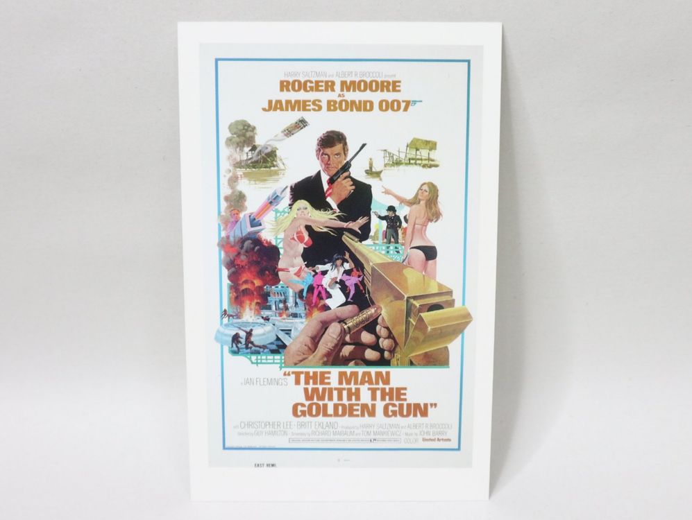 AK 007 James Bond US Poster The Man With The Golden Gun 1974 (Neu ...